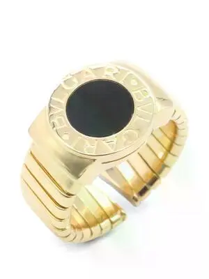 BVLGARI 2010s Logo-engraved Ring