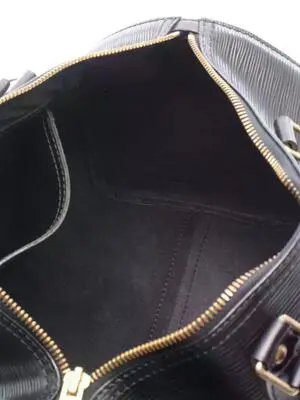LOUIS VUITTON 1995 Speedy 30 Epi Leather Holdall Bag - Black