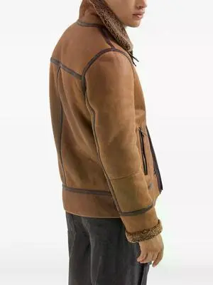 Brunello Cucinelli Shearling Aviator Jacket