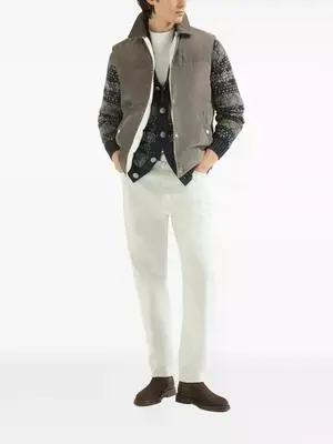 Brunello Cucinelli Cashmere Jacquard Cardigan
