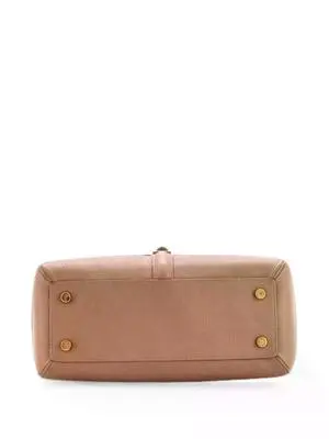Celine 16 Top Handle Bag Grained Calfskin Small Satchel