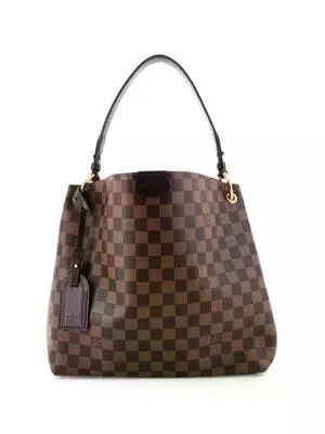 LOUIS VUITTON Graceful Handbag Damier Pm Hobo Bag - Brown