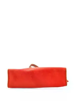 Hermès Herbag Zip Leather And Toile 31 Shoulder Bag