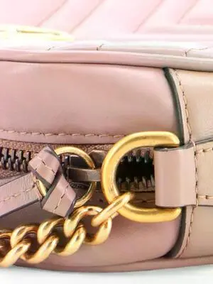 Gucci Matelassé Leather Mini Shoulder Bag - Neutrals