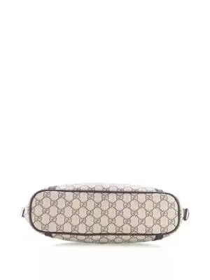 Gucci Front Pocket Convertible Gg Coated Canvas Medium Tote Bag