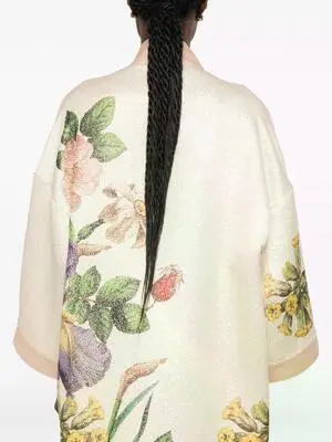 PIERRE-LOUIS MASCIA Pax Floral-print Open-front Jacket
