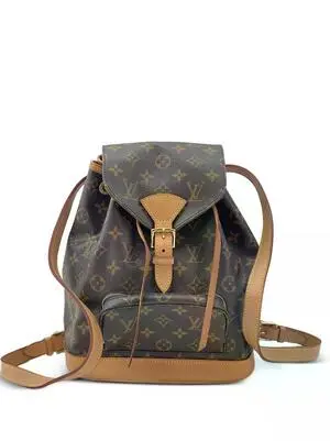 LOUIS VUITTON Montsouris Monogram Backpack - Brown