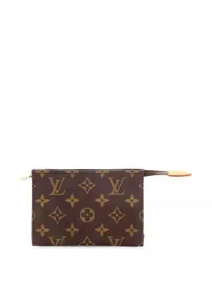 LOUIS VUITTON Toiletry Monogram Canvas 15 Pouch - Brown