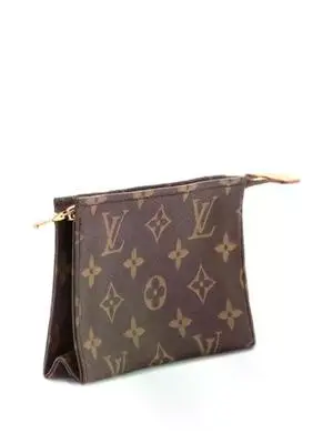 LOUIS VUITTON Toiletry Monogram Canvas Pouch - Brown