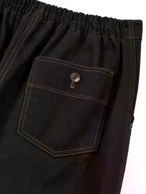 STUDIO TOMBOY Contrast-stitch Cotton Trousers