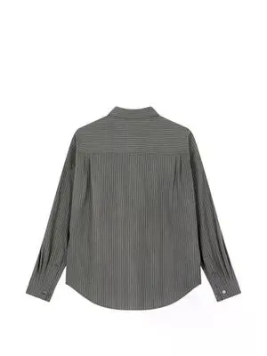 STUDIO TOMBOY Striped Chest-pockets Cotton Shirt