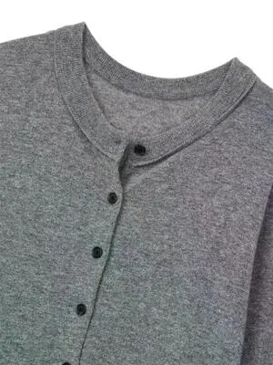 STUDIO TOMBOY Round-neck Long-sleeve Cardigan