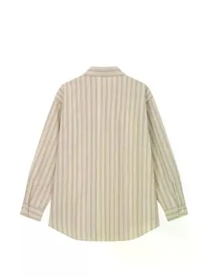 STUDIO TOMBOY Striped Button-down Cotton Shirt