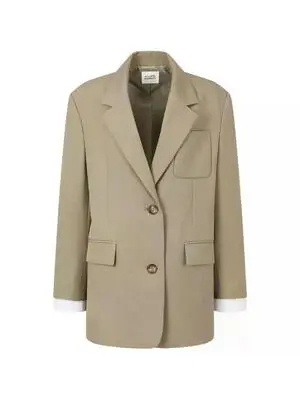 STUDIO TOMBOY Single-breasted Layered-sleeve Blazer - Neutrals