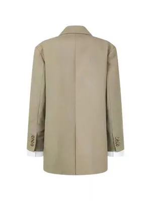 STUDIO TOMBOY Single-breasted Layered-sleeve Blazer