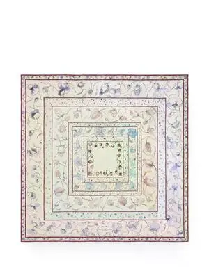 Loro Piana Garden Of Excellence Silk Scarf - Neutrals