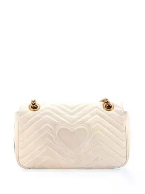 Gucci Gg Marmont Flap Bag Matelasse Leather Medium Shoulder Bag