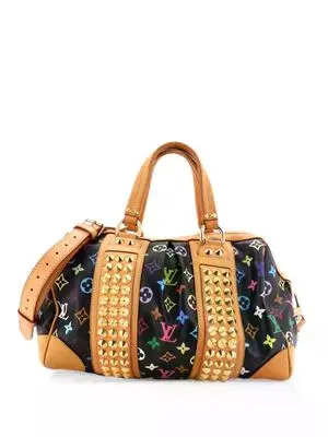 LOUIS VUITTON Courtney Bag Monogram Multicolor Mm Satchel - Black
