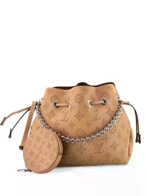 LOUIS VUITTON Bella Mahina Leather Bucket Bag