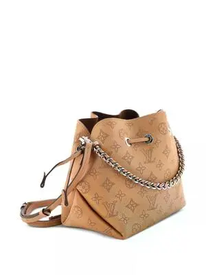 LOUIS VUITTON Louis Vuitton Bella Mahina Leather Bucket Bag