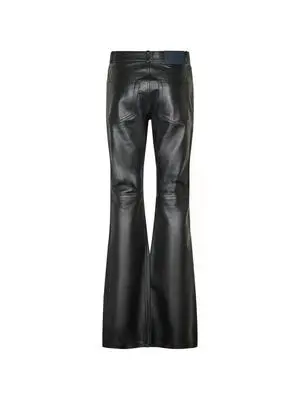 HAIKURE Leather Flared Trousers