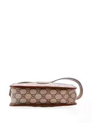 Gucci Interlocking G Patch Camera Bag Gg Coated Canvas Mini Crossbody Bag