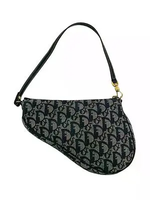 Dior 2010-2026 Mini Diorissimo Canvas Saddle Pochette Shoulder Bag