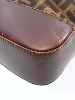 Fendi 2000-2010 Zucca Canvas Tote Bag - Brown