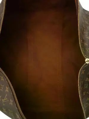 LOUIS VUITTON 1988 Monogram Keepall Bandouliere 60 Travel Bag - Brown