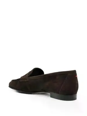 AeydĒ Aldous Suede Penny-slot Loafers - Brown
