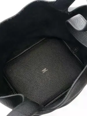 Hermès Clemence Picotin Lock 22 Handbag - Black