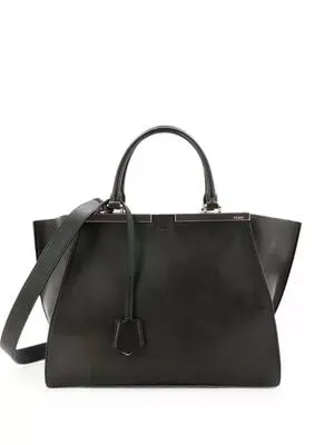 Fendi 3 Jours Leather Satchel - Green