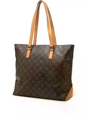 LOUIS VUITTON Monogram Canvas Cabas Mezzo Tote Bag - Brown