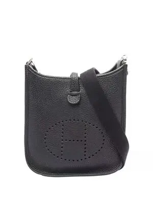 Hermès 2020 Clemence Evelyne Amazone 16 Crossbody Bag - Black