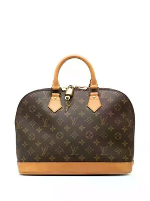 LOUIS VUITTON 2000 Monogram Alma Pm Handbag - Brown