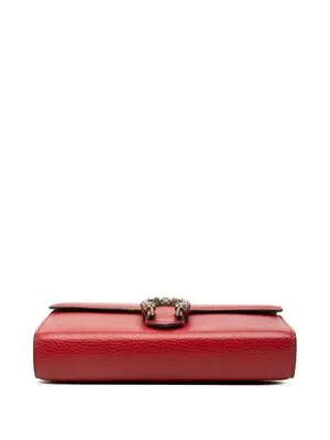 Gucci 2016-2026 Calfskin Dionysus Wallet On Chain Crossbody Bag