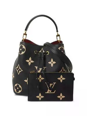 LOUIS VUITTON Neo Noe Mm Monogram Empreinte Shoulder Bag - Black