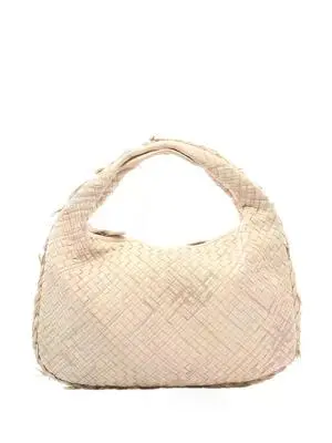 Bottega Veneta Small Nappa Intrecciato Veneta Hobo Bag - Neutrals