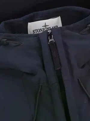 Stone Island Hooded Logo-patch Jacket