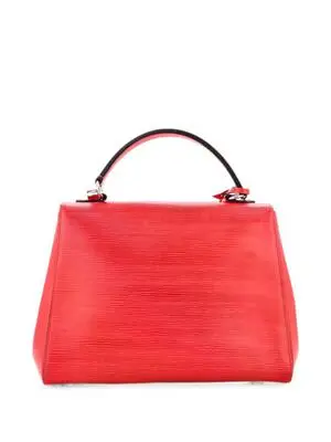 LOUIS VUITTON Cluny Top Handle Bag Epi Leather Mm Satchel