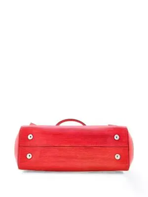 LOUIS VUITTON Cluny Top Handle Bag Epi Leather Mm Satchel