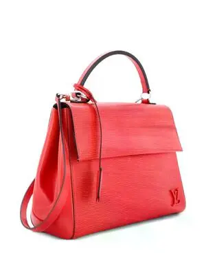 LOUIS VUITTON Cluny Satchel Epi Leather Mm Top Handle Bag - Red