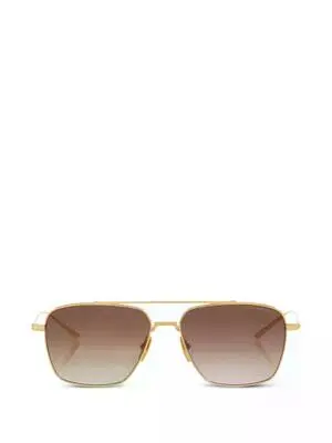 Dita Square-frame Sunglasses With -tone Titanium