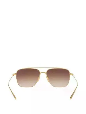 Dita Square-frame Sunglasses With -tone Titanium