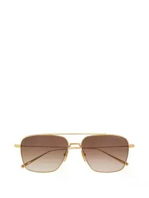Dita Square-frame Sunglasses With -tone Titanium