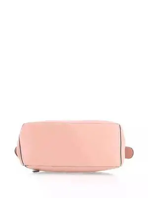 Loewe Puzzle Bag Leather And Suede Satchel - Neutrals