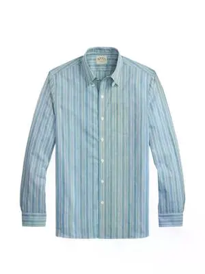 Ralph Lauren Striped Long-sleeved Shirt - Blue