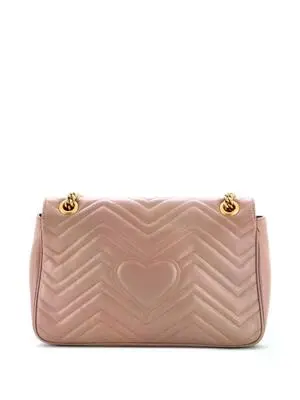 Gucci Gg Marmont Matelassé Leather Medium Shoulder Bag - Neutrals