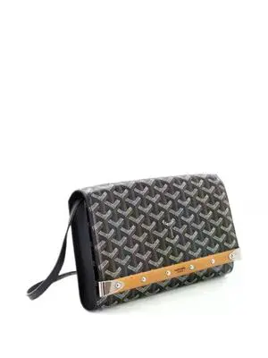 Goyard Monte Carlo Clutch With Strap Coated Canvas