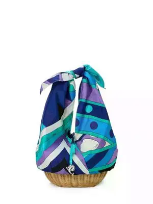 Emilio Pucci Abstract-print Tote Bag - Blue